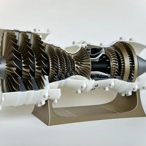 3-D Printed Low Bypass Turbofan Jet Engine - Etsy