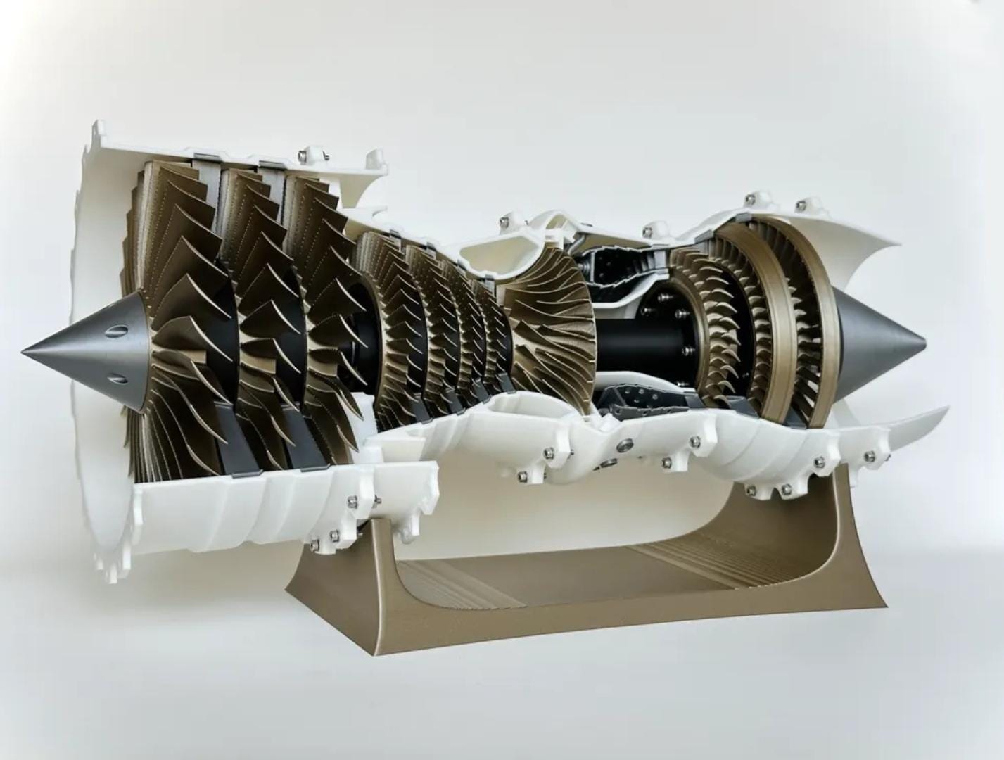 3-D Printed Low Bypass Turbofan Jet Engine - Etsy