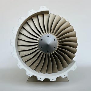 3-D Printed Low Bypass Turbofan Jet Engine - Etsy