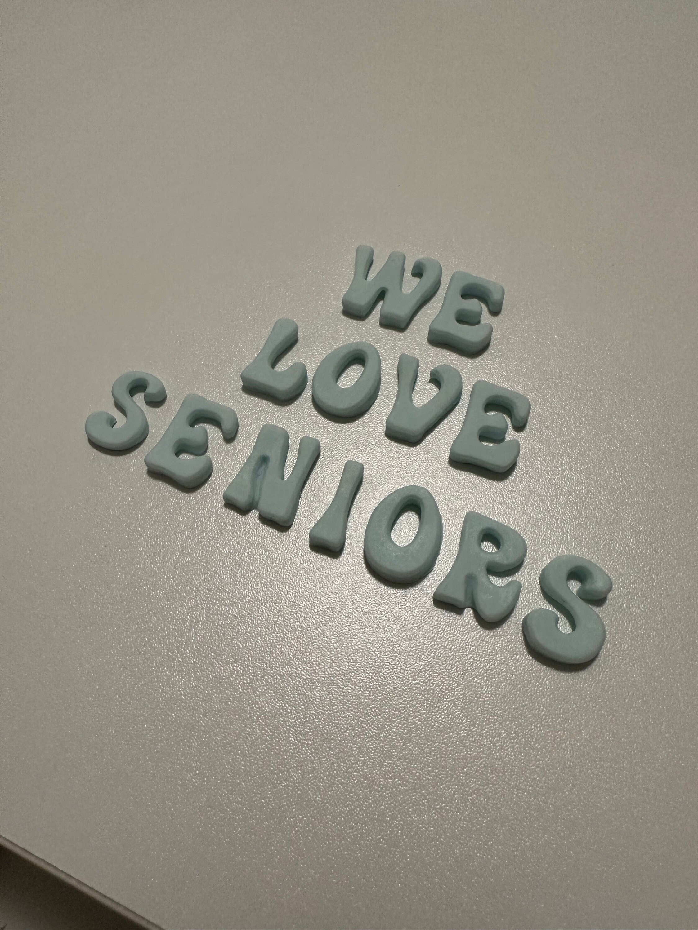 CUSTOM EDIBLE LETTERS Fondant Letters Cake Letters Cake Topper Cake ...