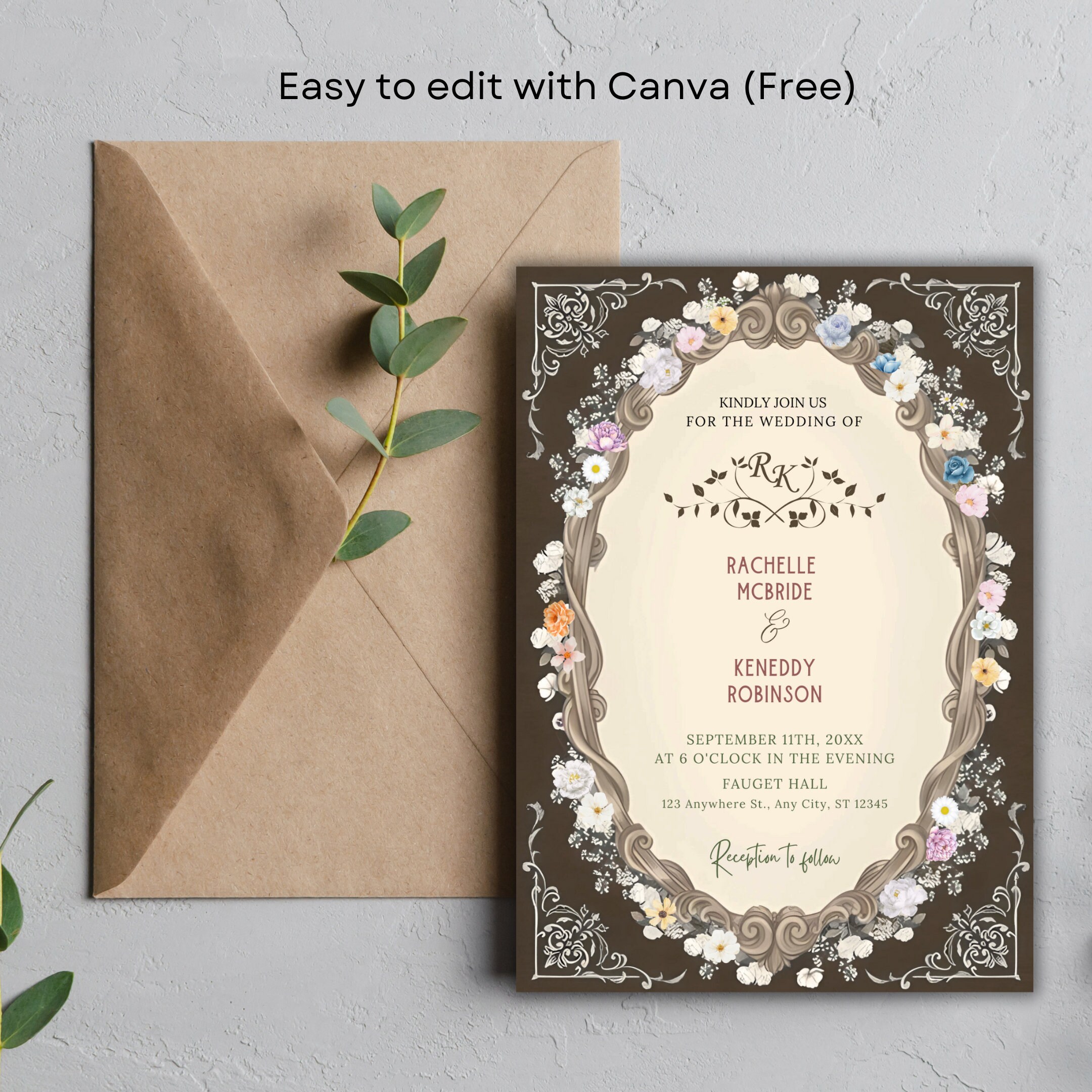 Medieval Party Invite Template - Digital Renaissance Invitation ...