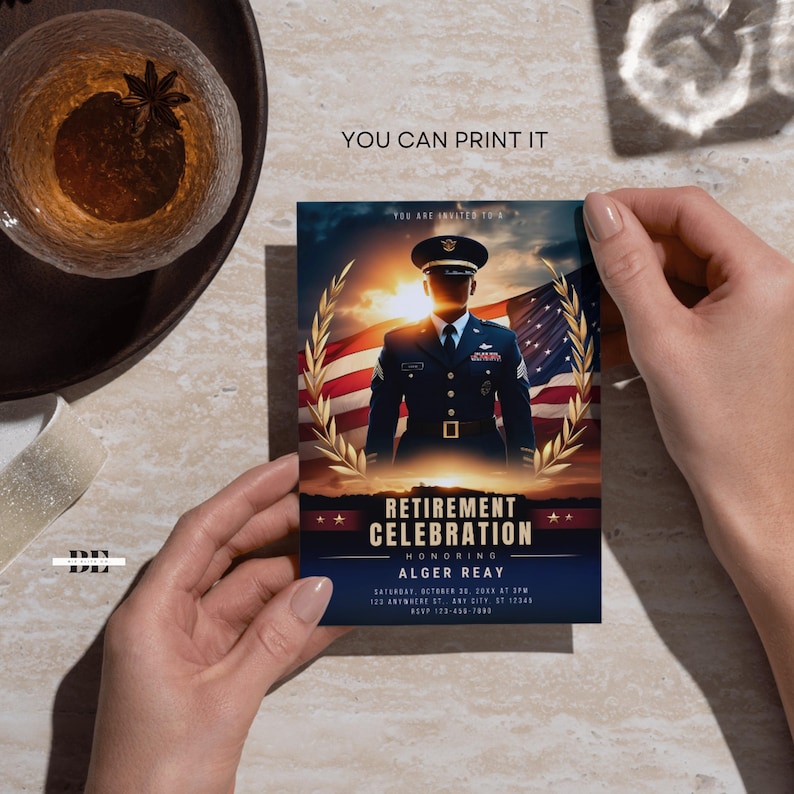 Military Retirement Ceremony Invitation - Personalized Air Force ...