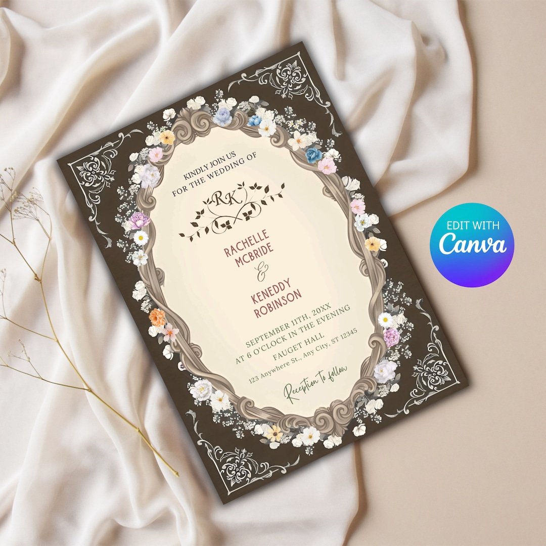 Medieval Party Invite Template - Digital Renaissance Invitation ...