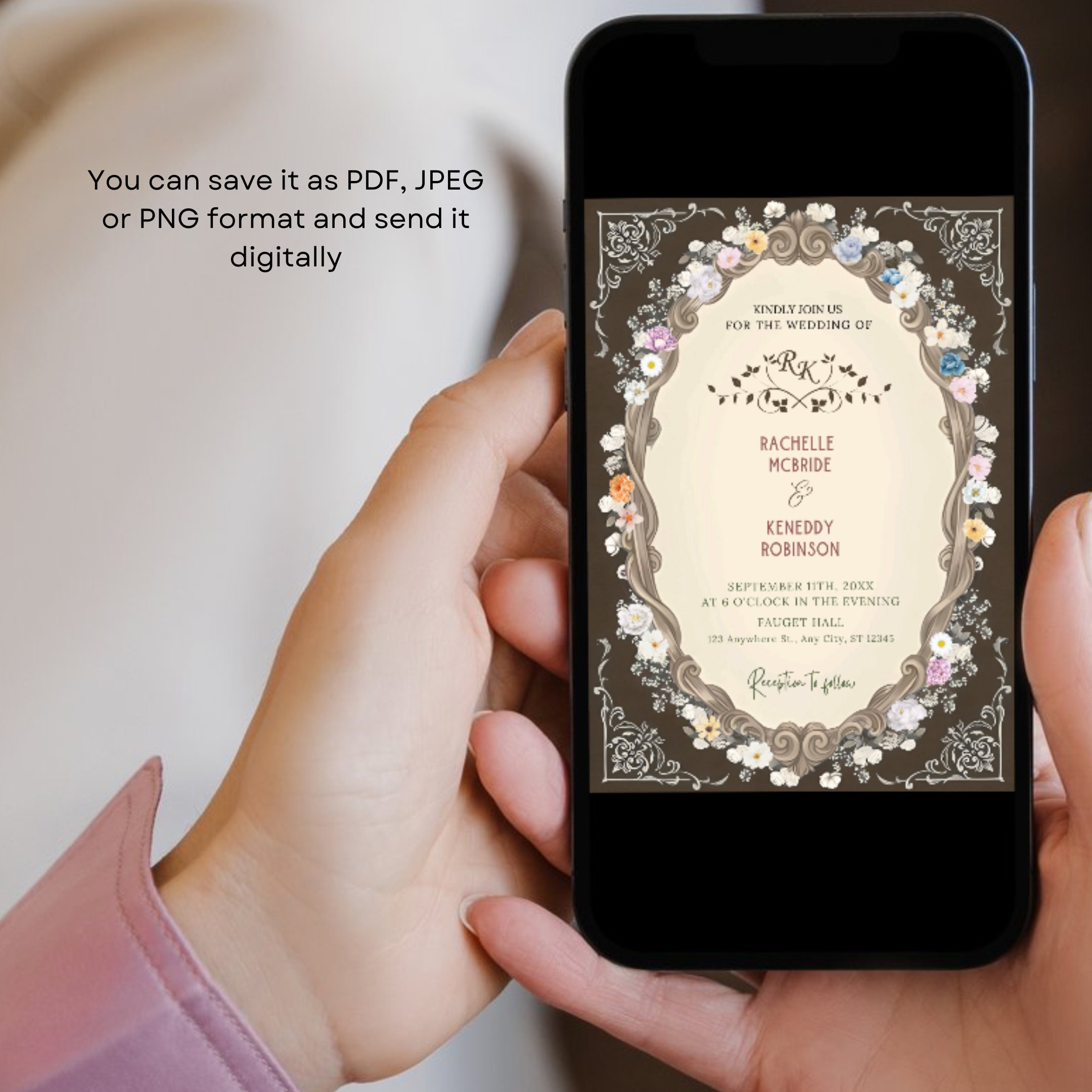 Medieval Party Invite Template - Digital Renaissance Invitation ...