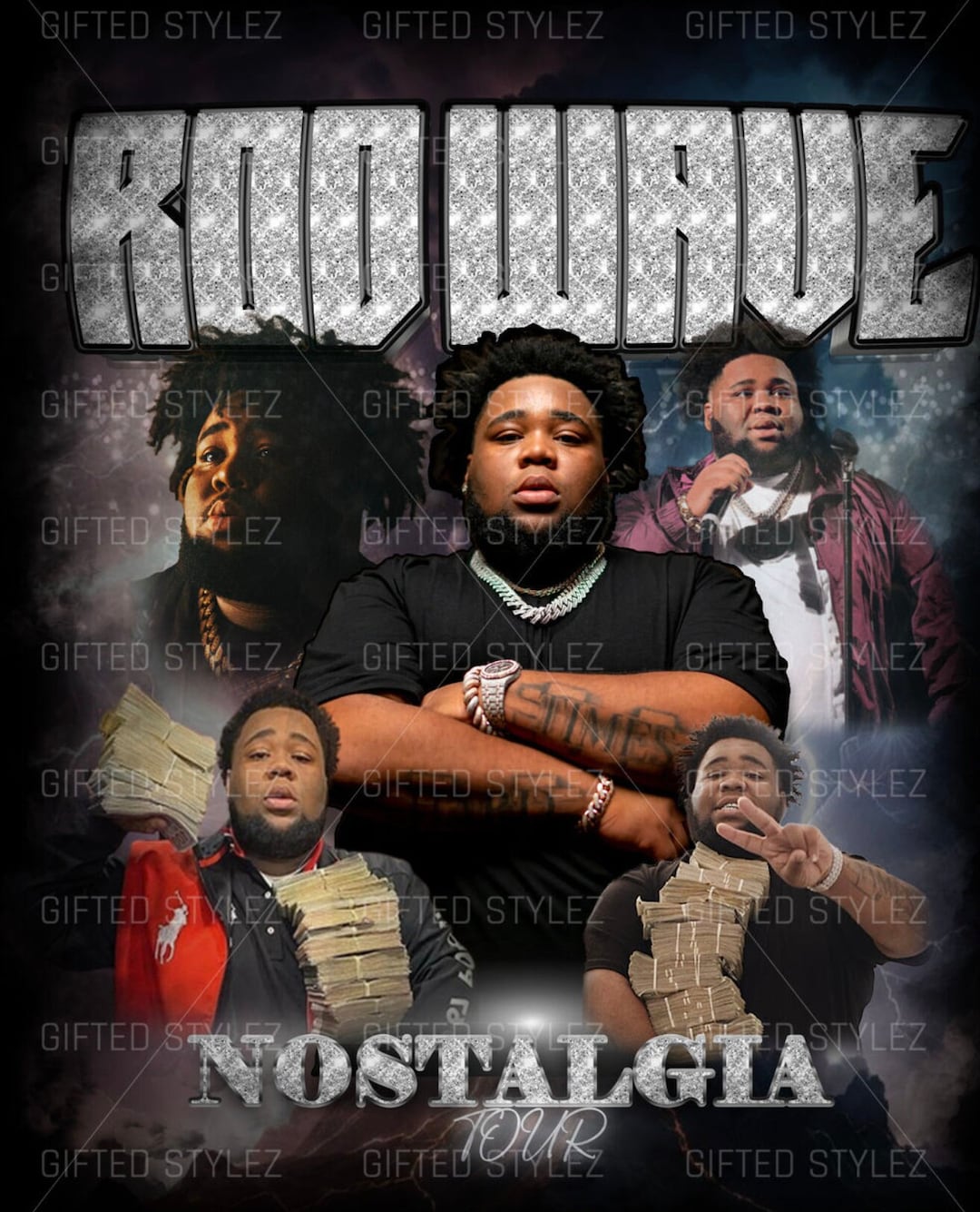 Bling ROD WAVE Nostalgia Tour Digital Design - Etsy