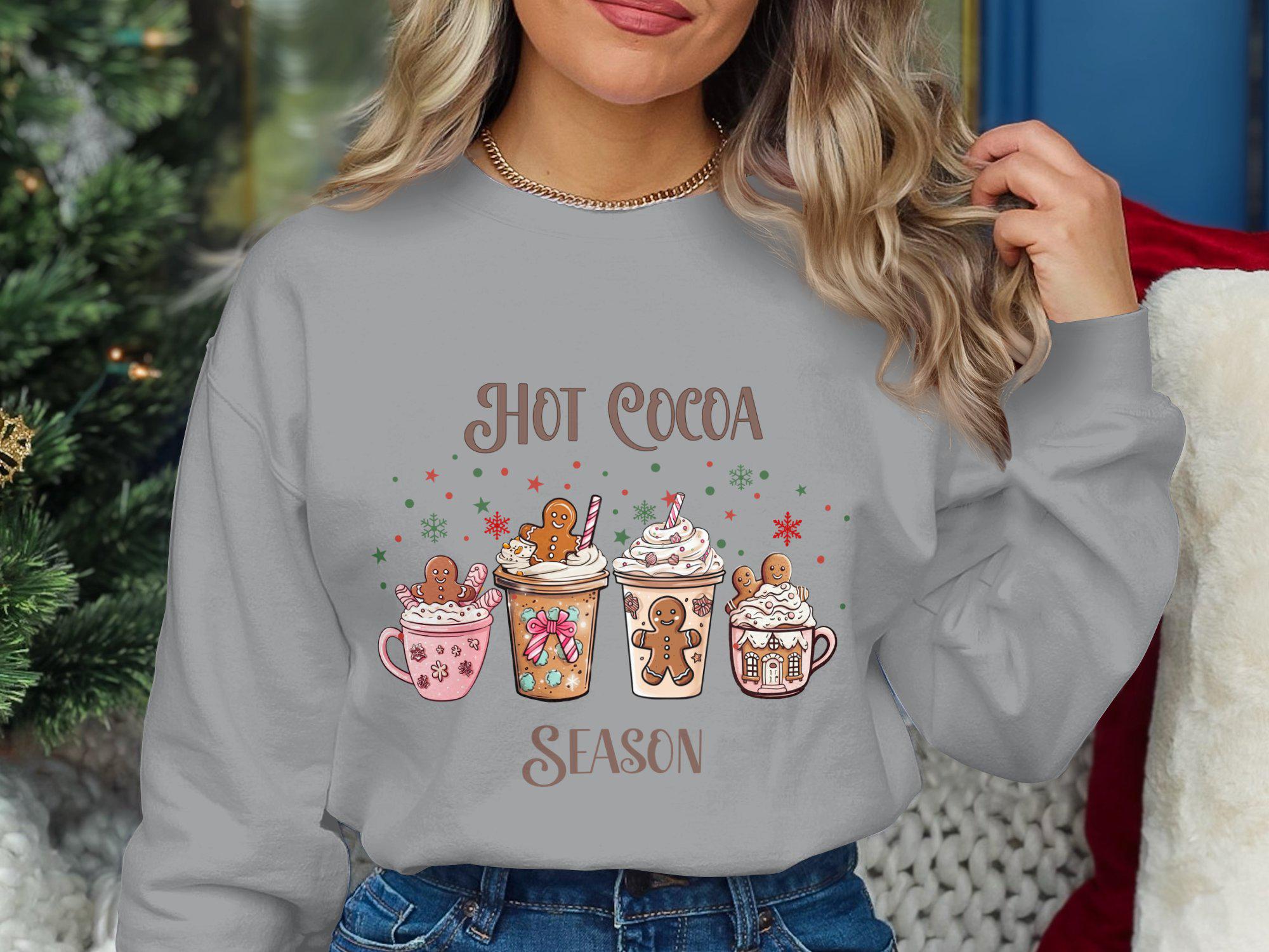 Hot Cocoa Season PNG, Christmas Drink Clipart, Winter Mug Design ...