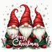 Christmas Gnome Clipart, Holiday Gnome Art, Merry Christmas Digital ...