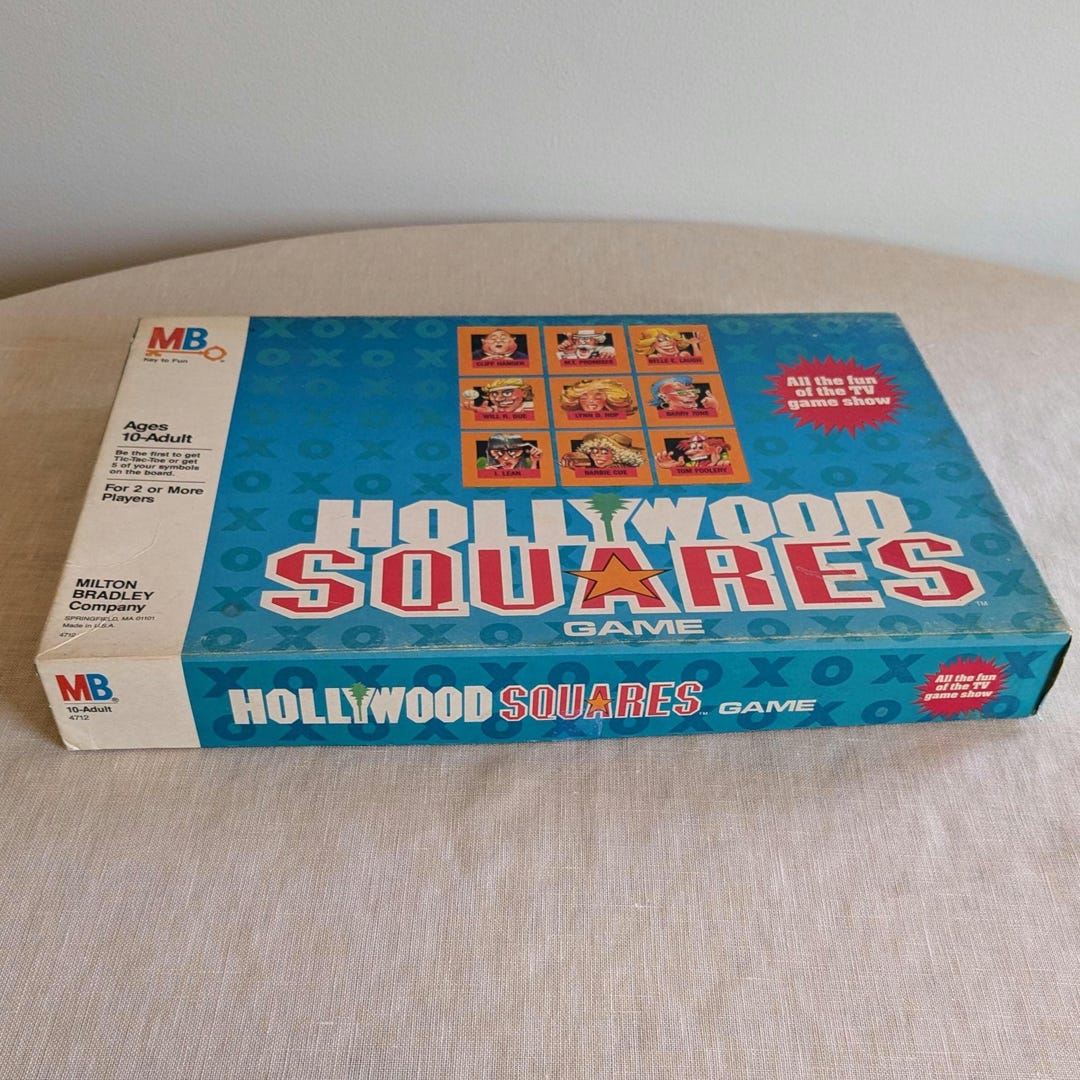 1986 Vintage Hollywood Squares Game With Original Parts. Complete ...