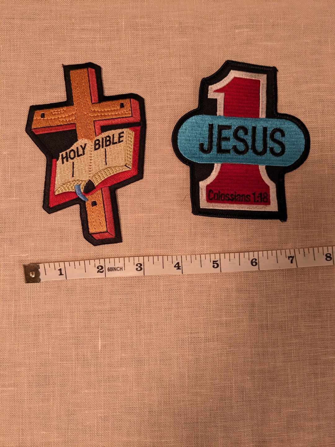 Jesus and Holy Bible Patches - Etsy