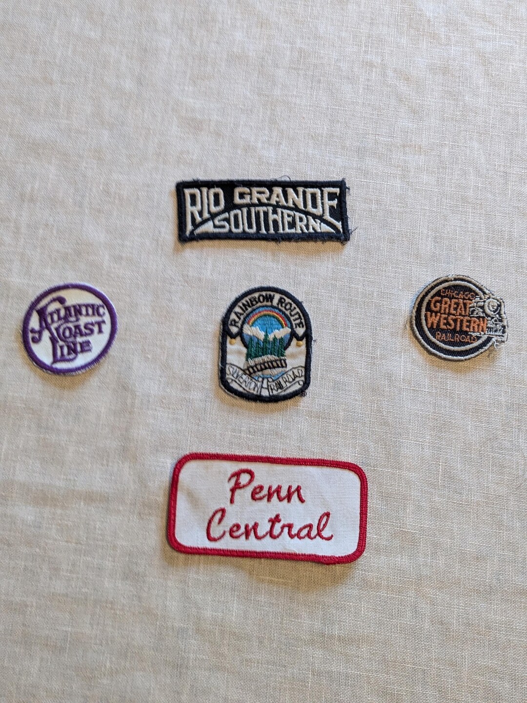 Vintage American Railroad Patches. 5 Sew on Patches: Rio Grande ...