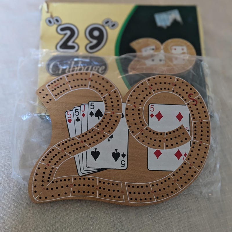 29 Cribbage Board - Etsy