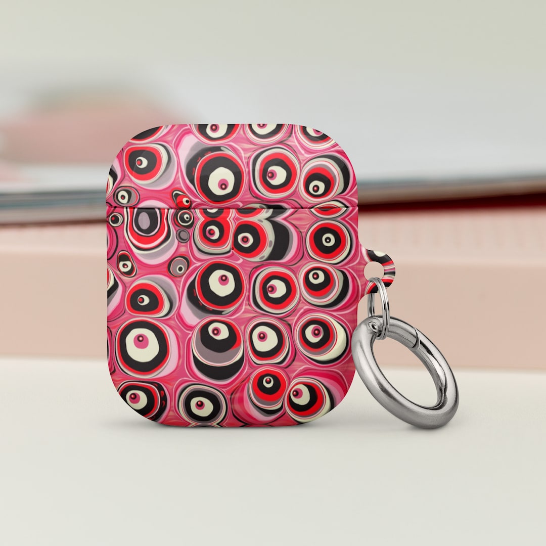 Case for Airpods®red Rounds - Etsy