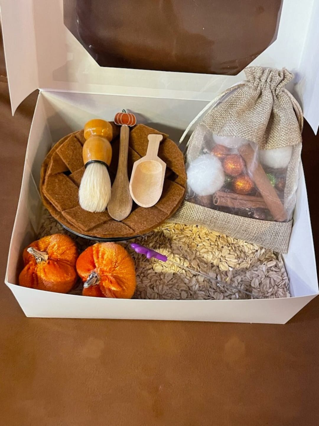 Pumkin Pie Sensory Bin Kit - Etsy
