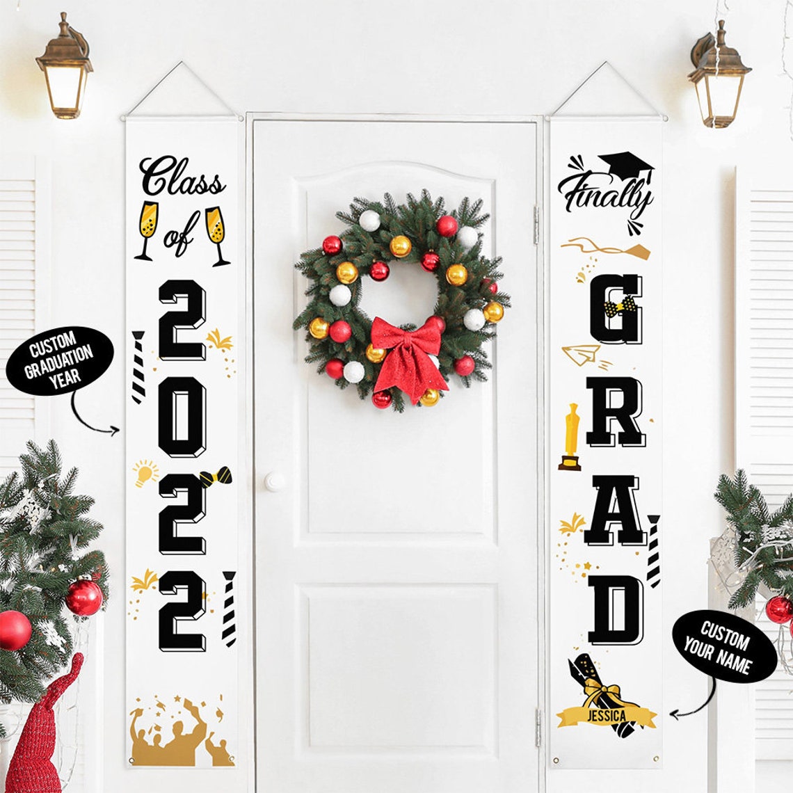 Graduation Banner for Class of 2024. High School or College University ...