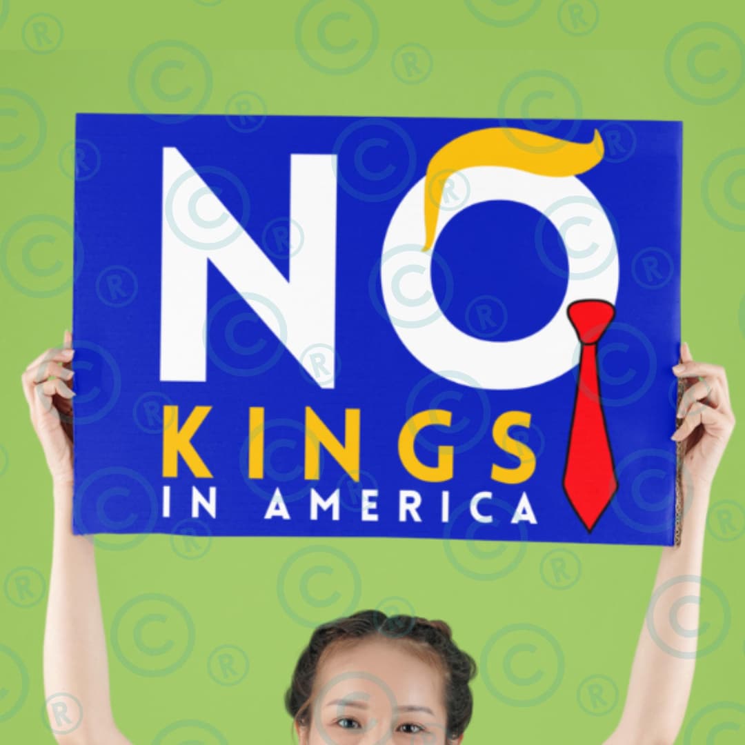 No Kings Protest DIGITAL DOWNLOAD - Print Your Own Sign Before June 14 ...