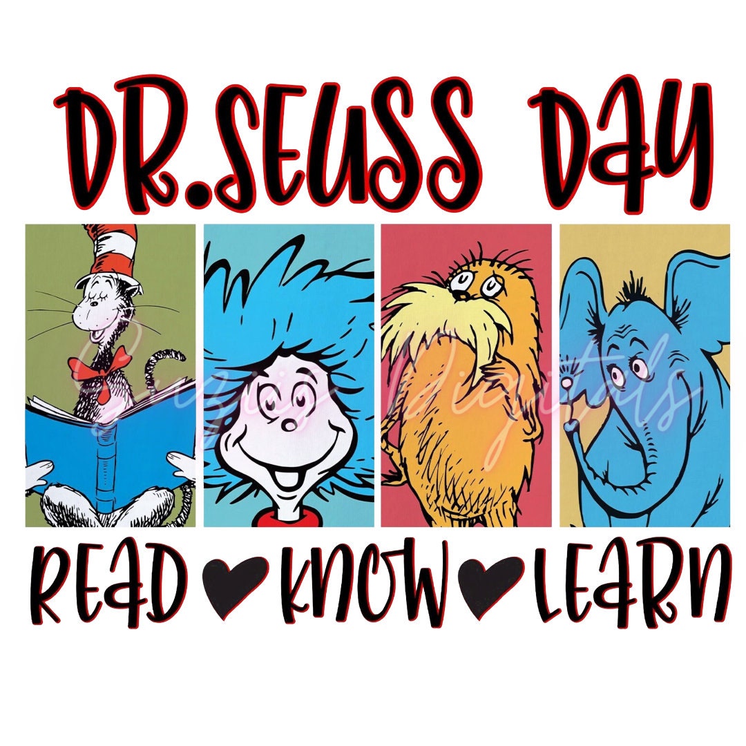 DR Seuss PNG File - Etsy