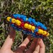 Kandi Mini UFO Cuff Red, Yellow Blue :3 - Etsy