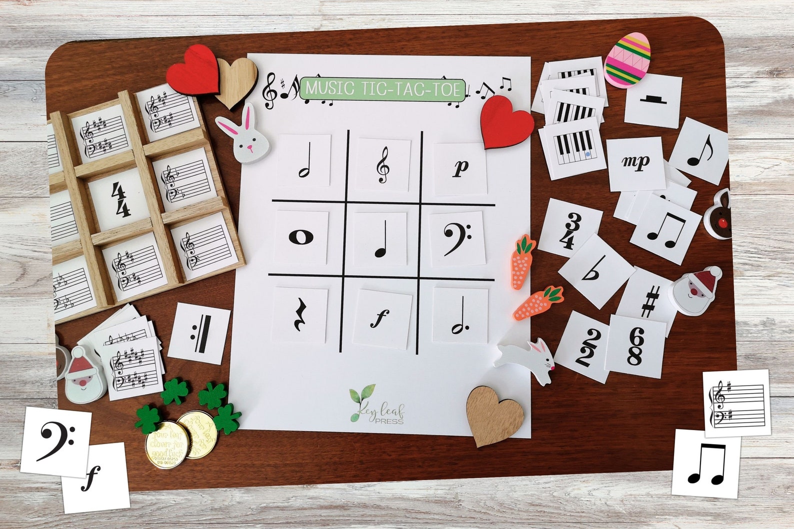 Music Tic Tac Toe | Music Flash Cards | Music Theory Game | Music ...