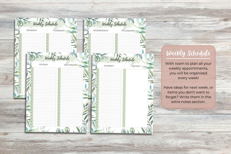 Printable Planner Pages for Music Teachers | Planning - Etsy