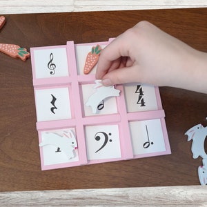 Music Tic Tac Toe | Music Flash Cards | Music Theory Game | Music ...