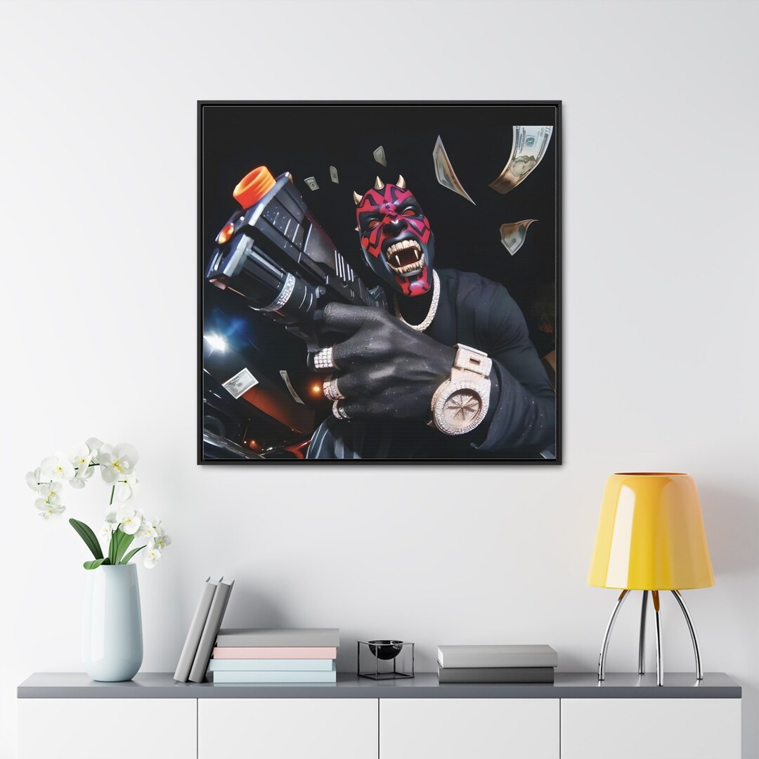 Wall Art and Frame Demon Diamond Gangster Money Cool World - Etsy
