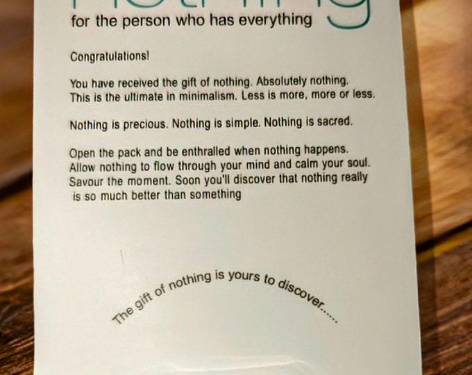 Jar of Nothing - Etsy