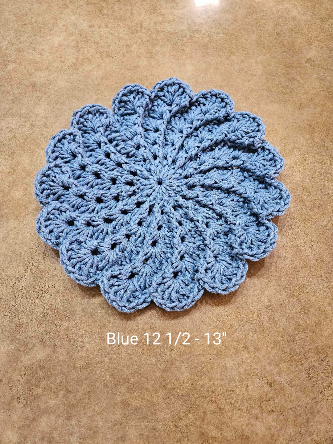Extra Thick Round Hot Pads/cooling Mats - Etsy
