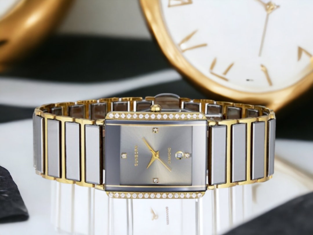 Rado Style Men Grey Luxury Ceramic Watch, Gift for Him - Etsy