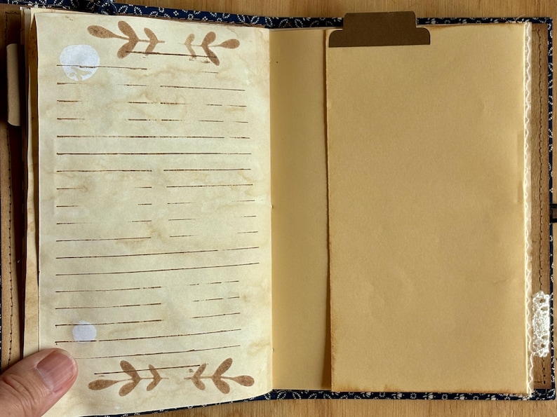 Coffee Themed Handmade Junk Journal With Cavallini Accents, Coffee ...