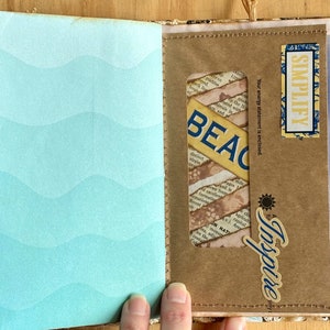 Handmade Sea Themed Journal With One Signature Full of Unique Pages ...