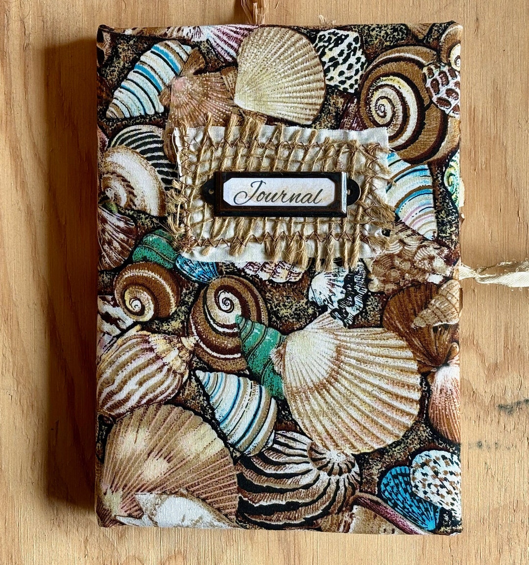 Handmade Sea Themed Journal With One Signature Full of Unique Pages ...