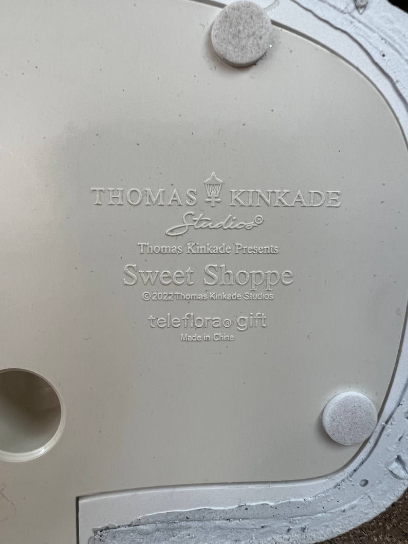 2022 Thomas Kinkade Sweet Shoppe Christmas Collectible - Light up Holiday Keepsake! Teleflora ...