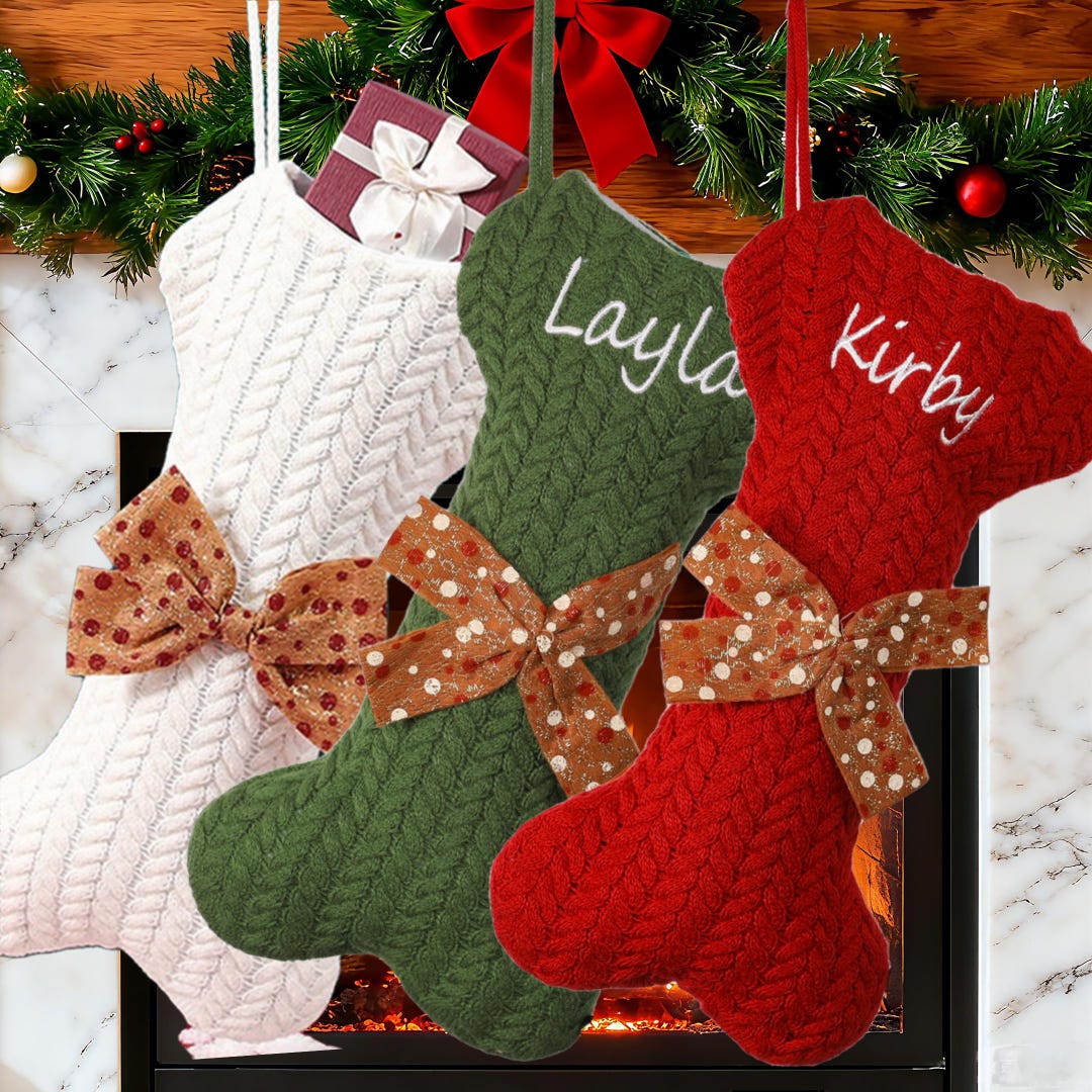 2025 Matching Family Christmas Stockings, Pet Stocking, Personalized ...