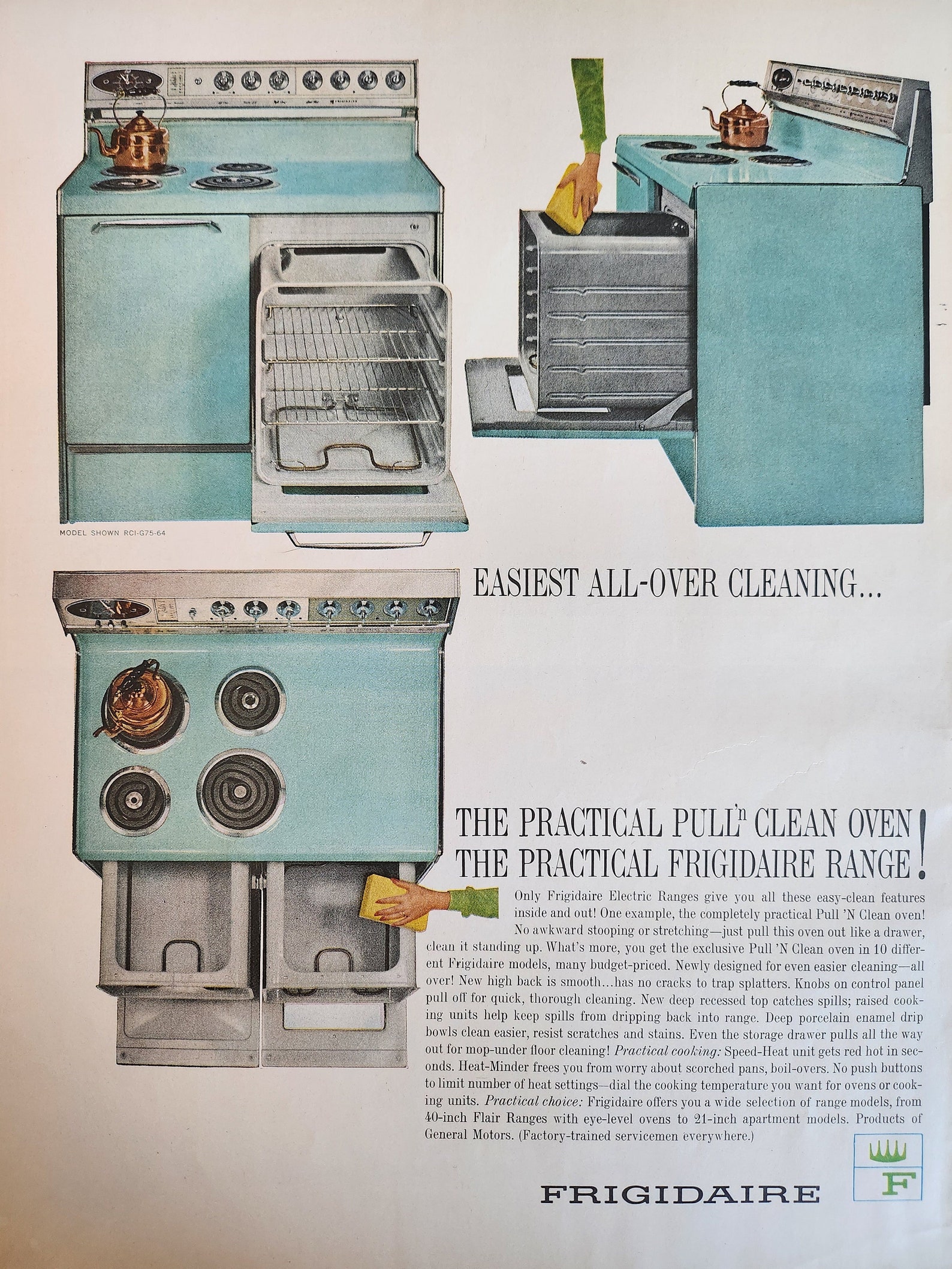 Frigidaire Electric Range Vintage Advertising From Life Magazine March ...