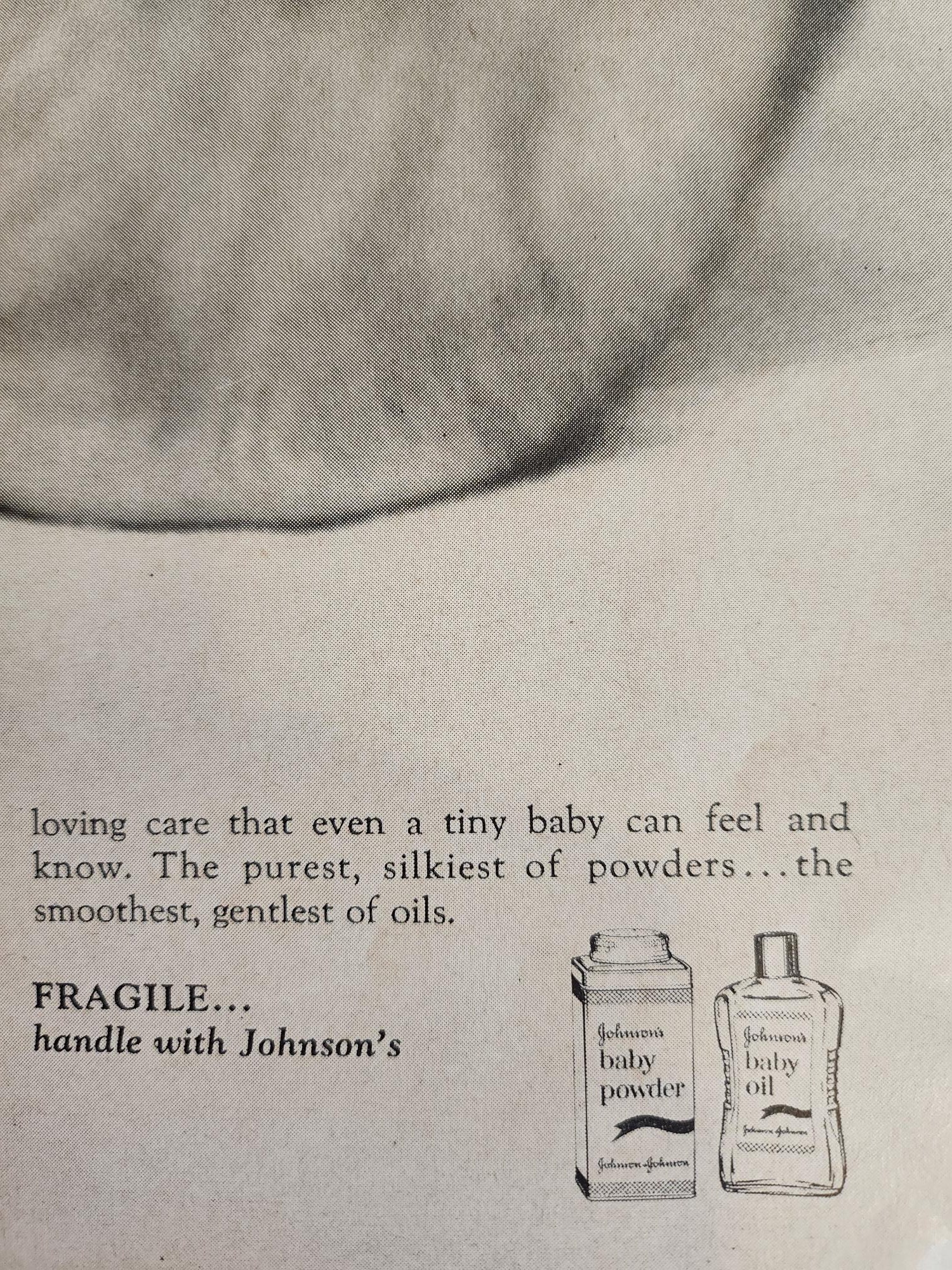 1959 Johnson and Johnson Baby Powder Advertising From Best Wishes for ...
