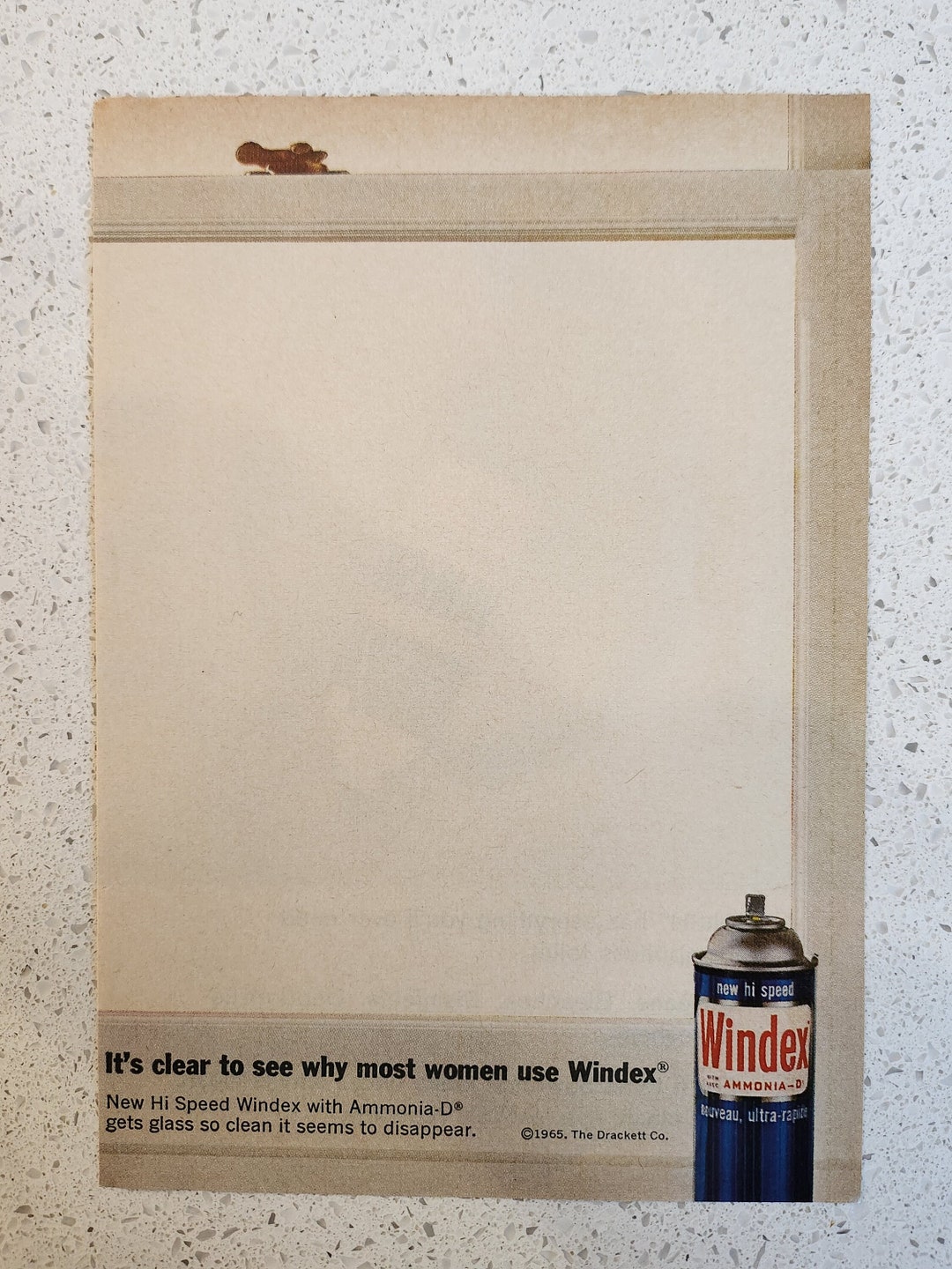 MCM Vintage Windex Ad From Readers Digest September 1965 - Etsy