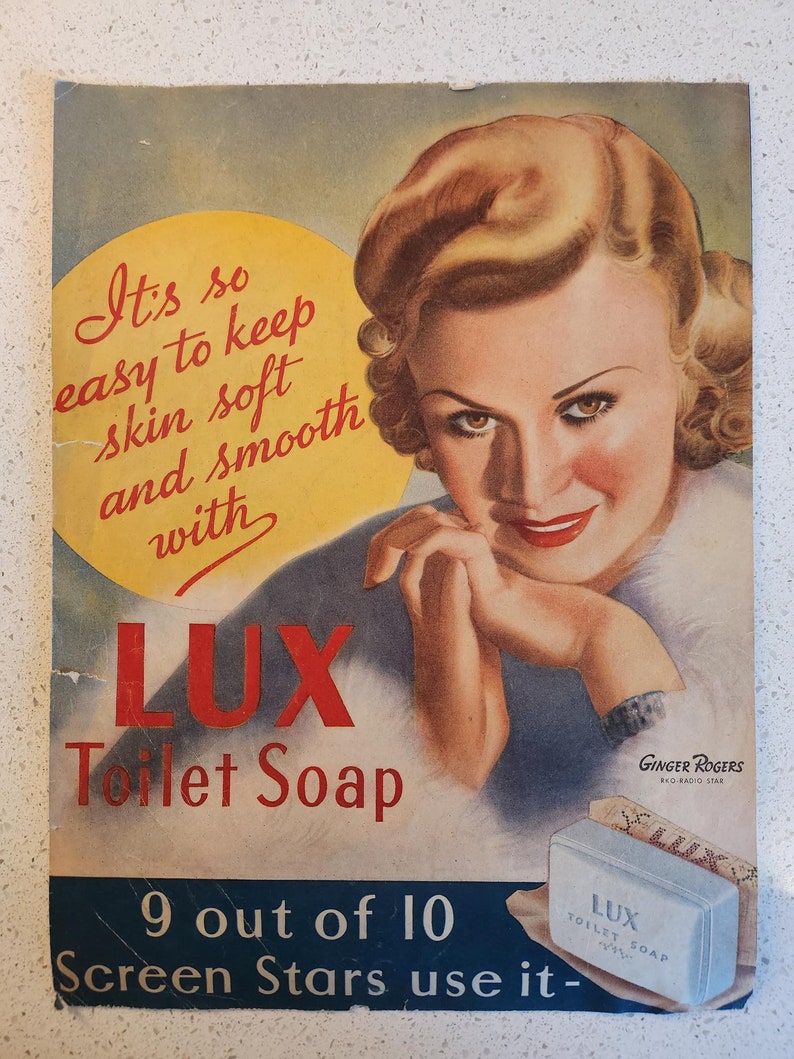 1939 Lux Toilet Soap Advertising From Lux Knitting Book 1939 - Etsy