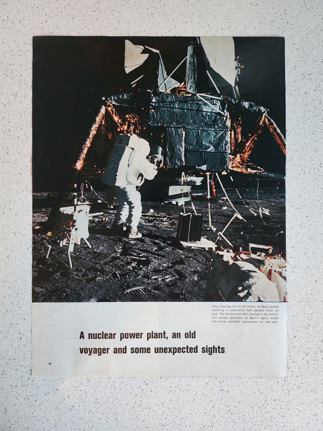 Apollo 12 Lunar Landing Feature From Time Life Magazine December 12 ...