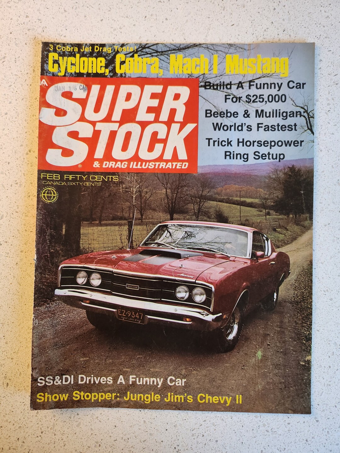 Front Cover Art From Super Stock Magazine February 1969 Issue - Etsy