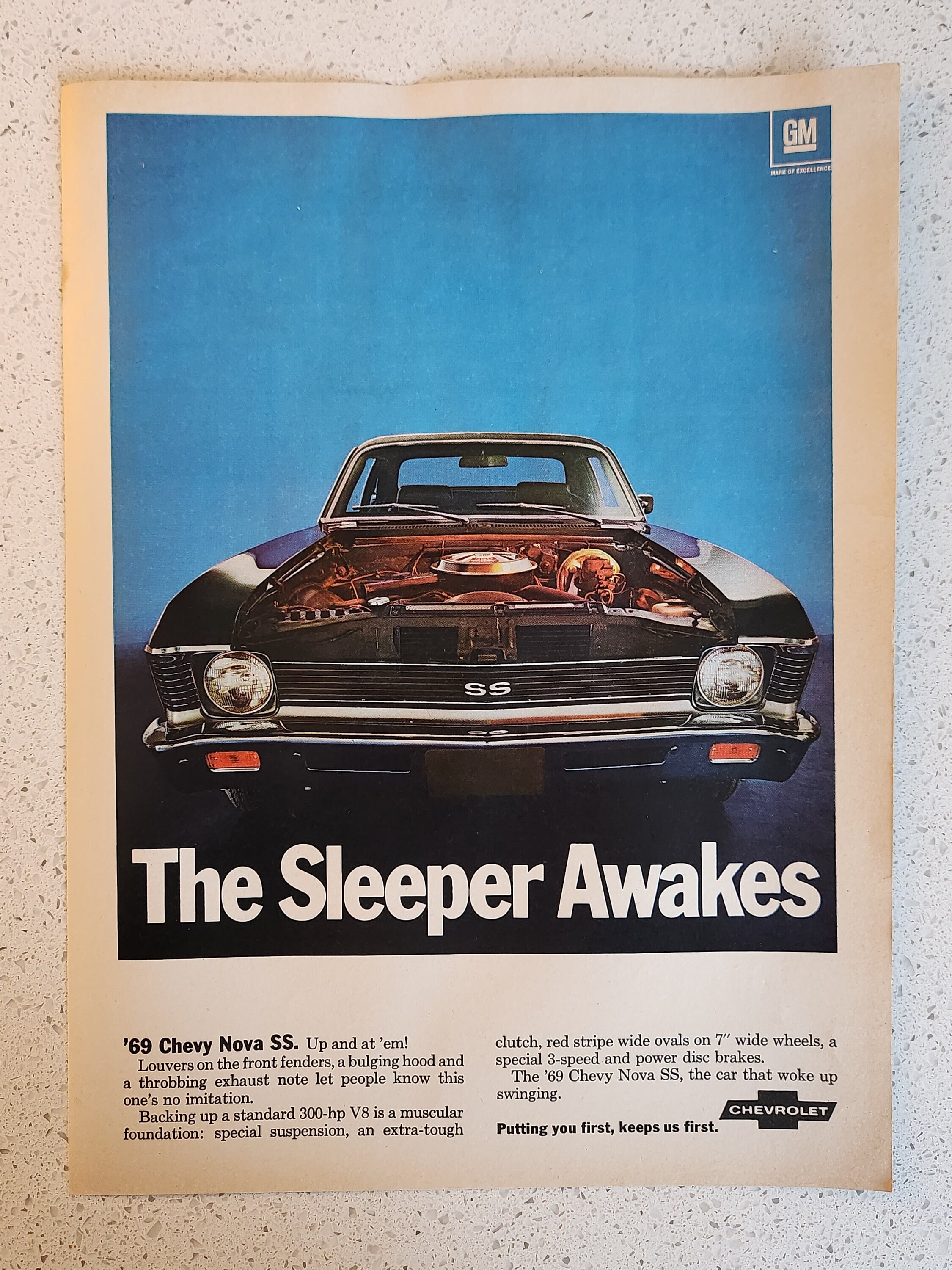 1969 Chevy Nova SS Advertising From Hot Rod Magazine March 1969 ...