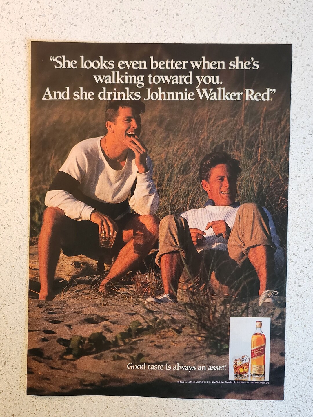 Johnnie Walker Red Advertising From Sports Illustrated Magazine October ...