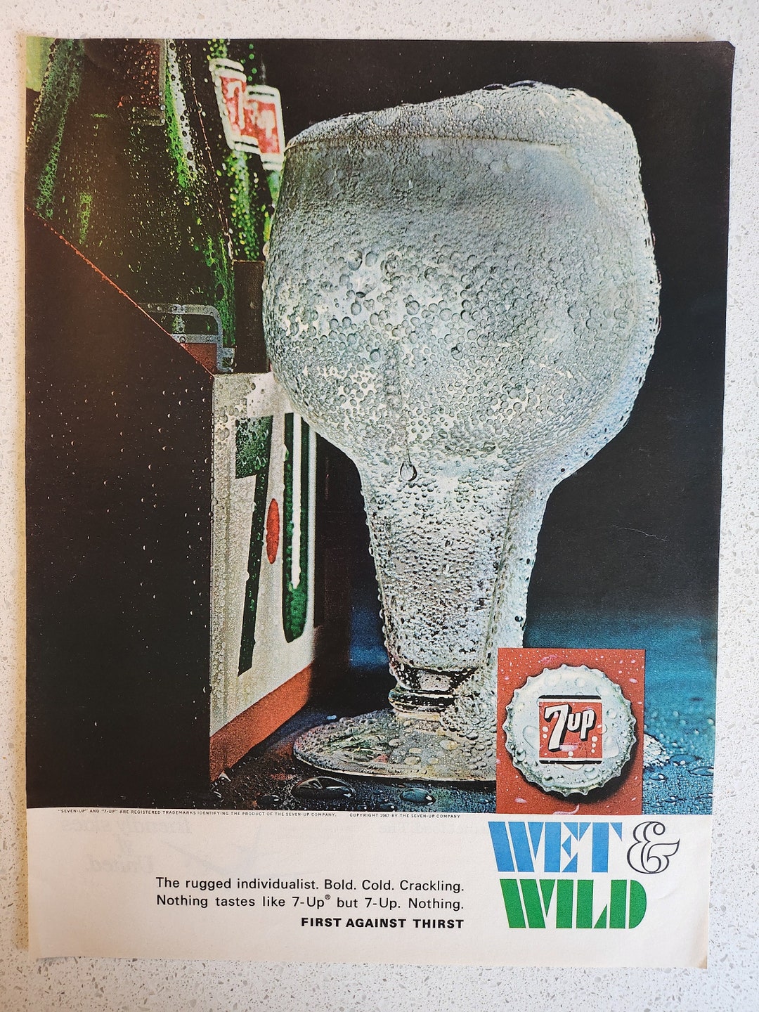 Vintage 7UP Soft Drink Advertising From Life Magazine July 21, 1967 ...