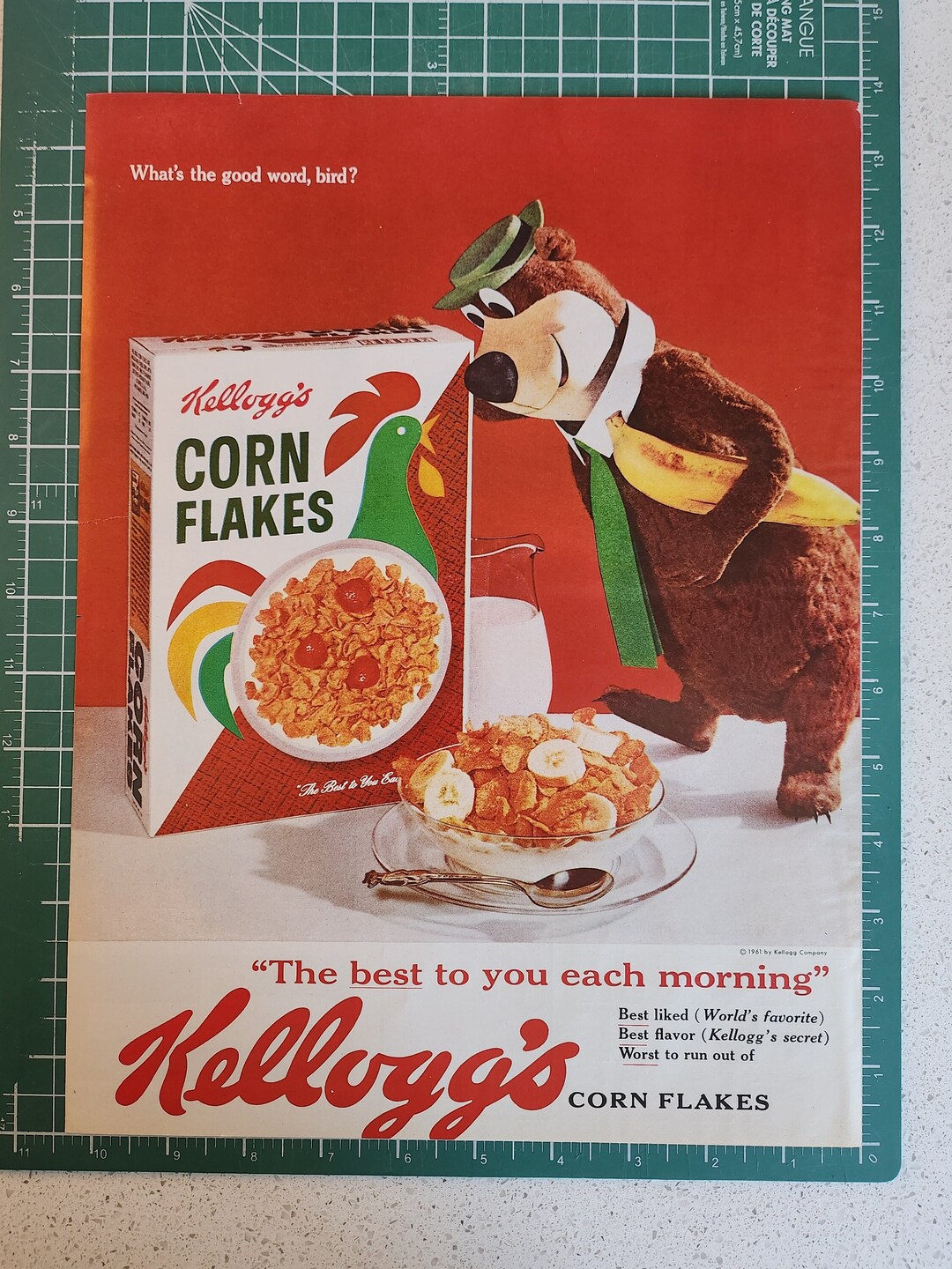 Kelloggs Corn Flakes Vintage Advertising From Life Magazine February 24 ...