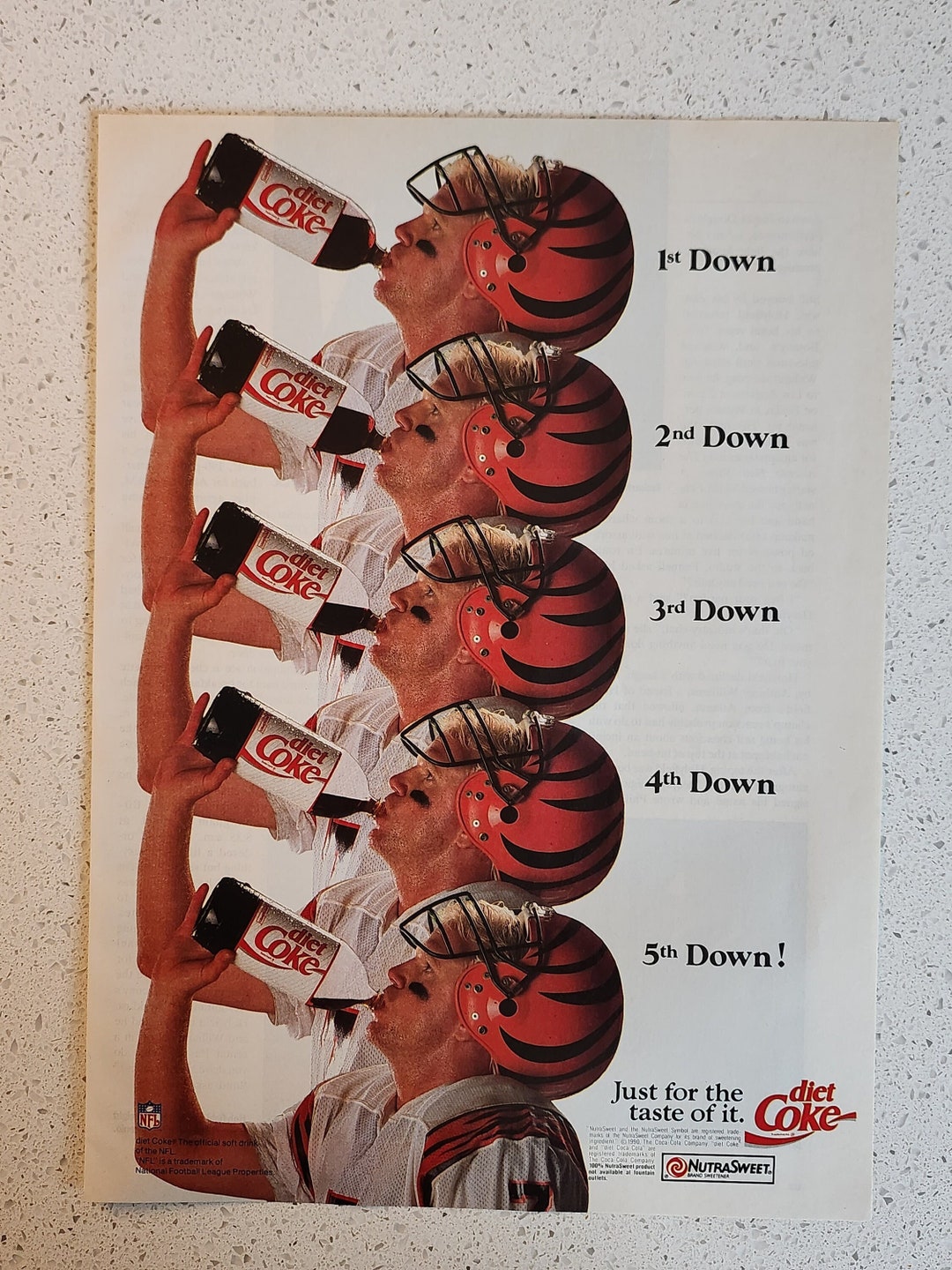 Diet Coke Advertising From Sports Illustrated Magazine November 5, 1990 ...