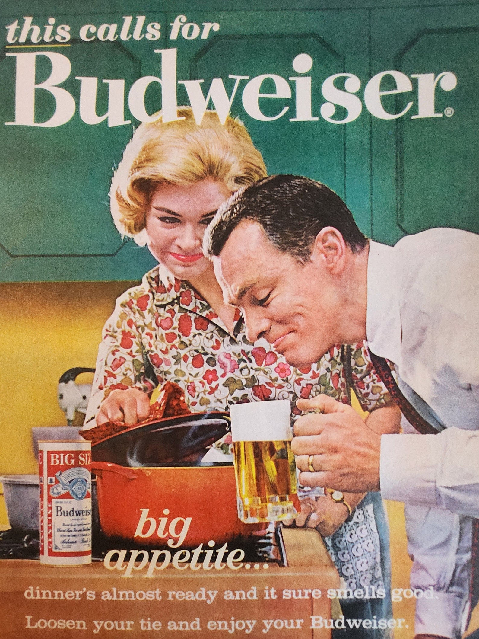 1964 Budweiser Vintage Advertising From Life Magazine October 4, 1963 ...