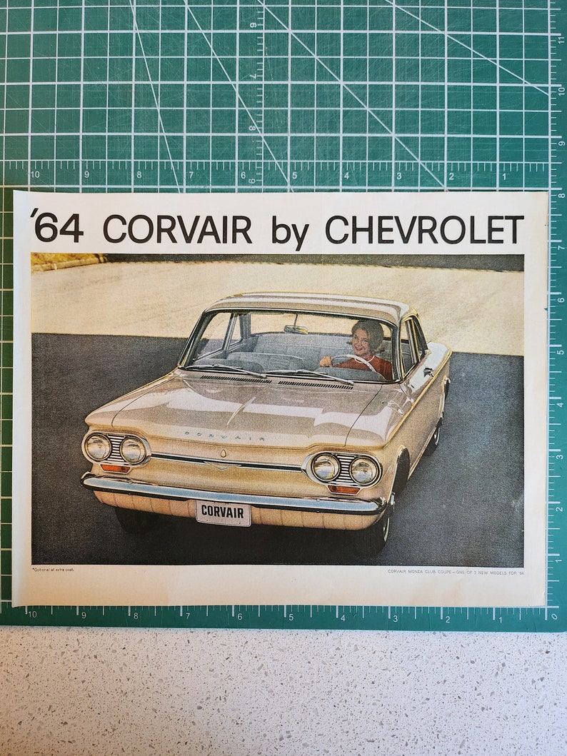 1964 Chevrolet Cars Vintage Advertising From Life Magazine October 4 ...