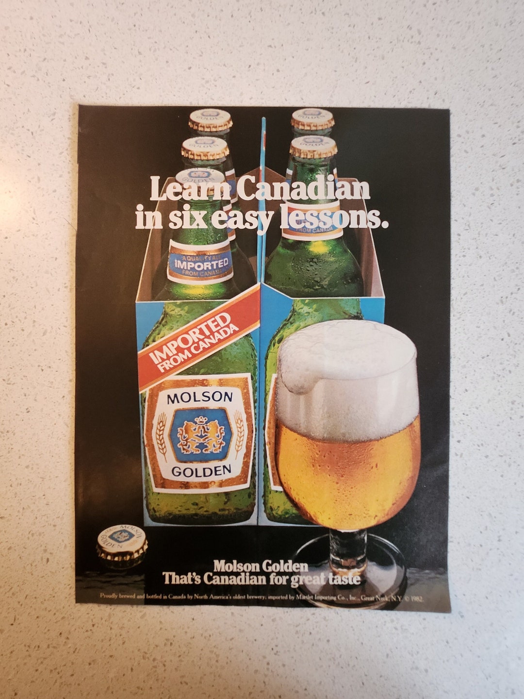 1980s Molson Golden Beer Advertising From Sports Illustrated - Etsy