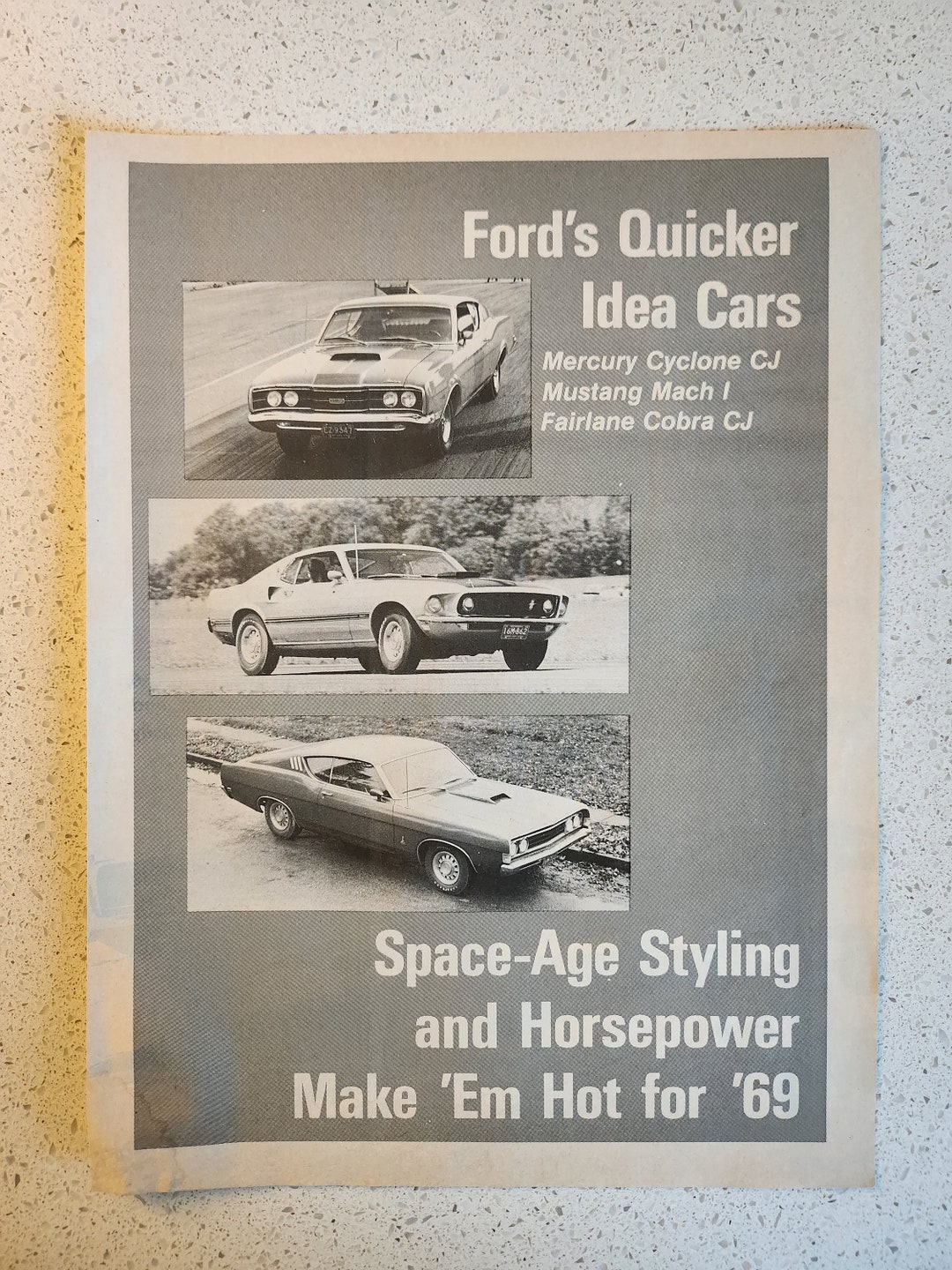 1969 Ford Classic Car Advertising From Super Stock Magazine February ...