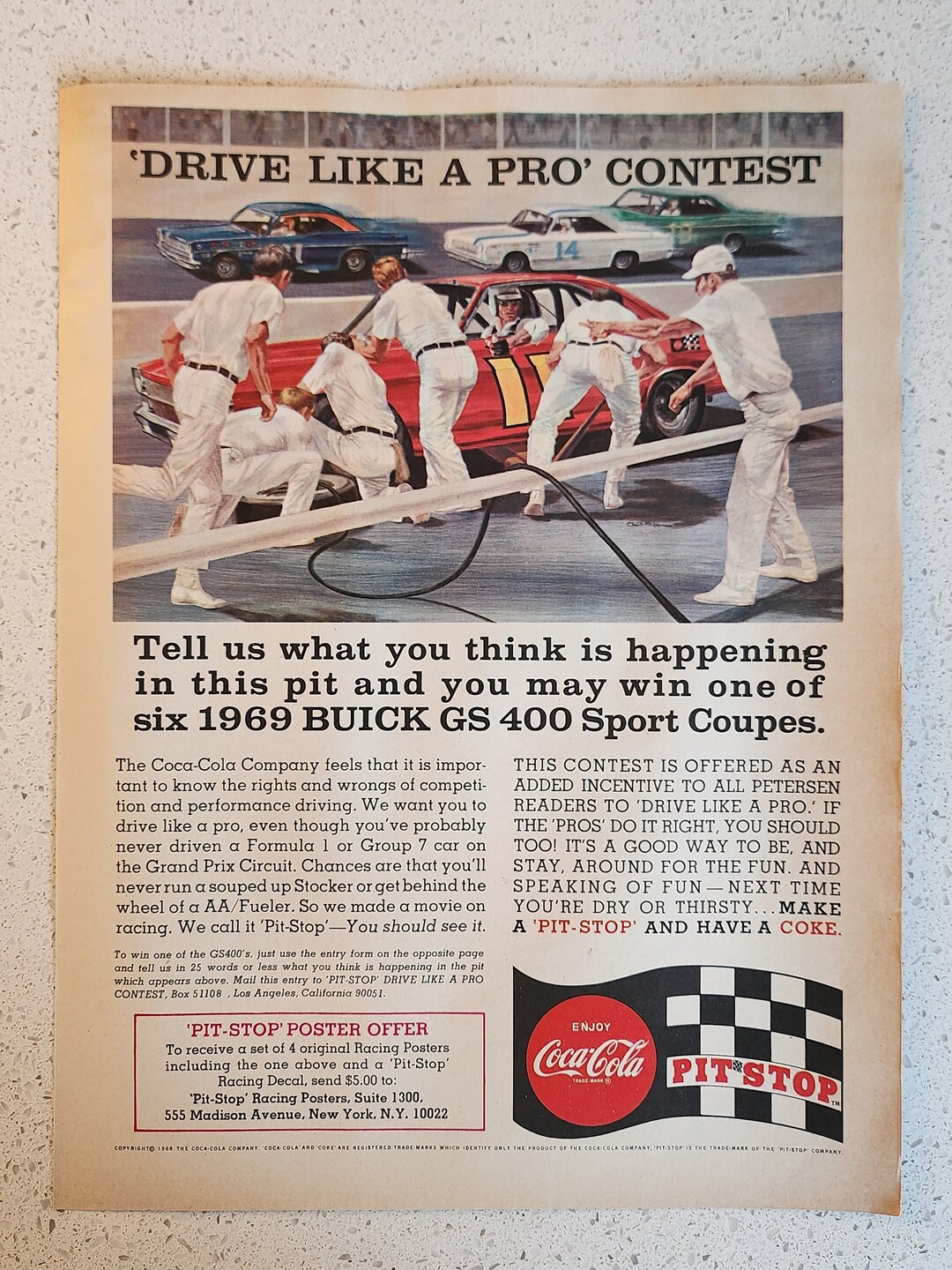 Coca Cola Pit Stop Advertising From Hot Rod Magazine March 1969 ...