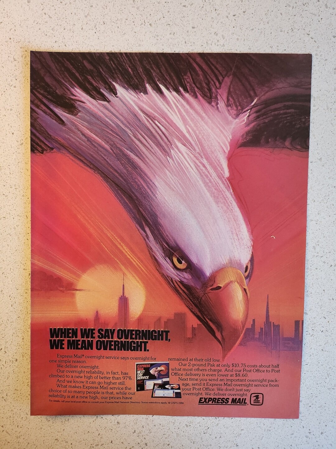 US Postal Service Ad From Sports Illustrated Magazine August - Etsy